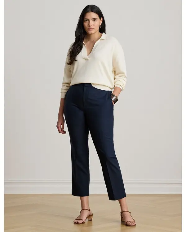 Ralph Lauren Cotton Blend Polo Sweater