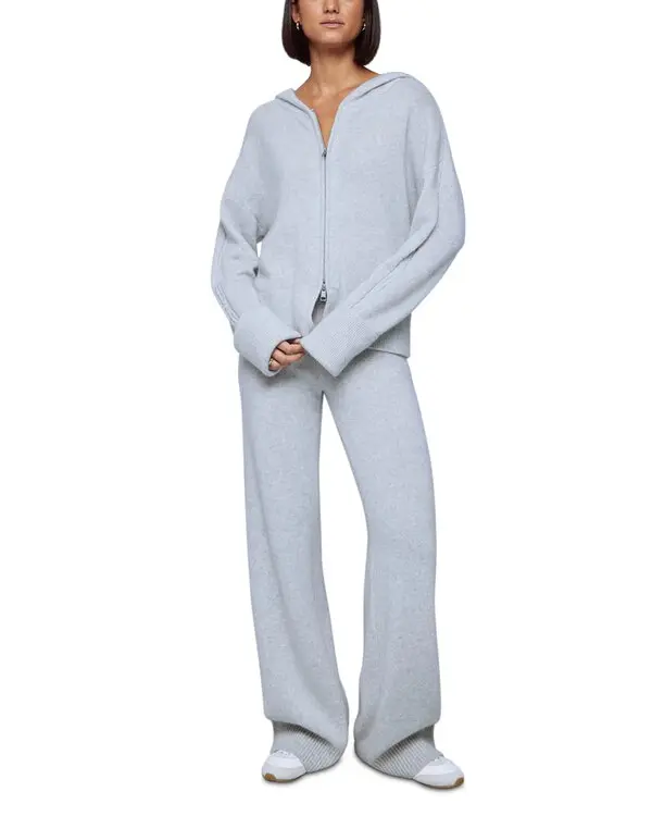 Splendid Tori Cashmere Hooded Full Zip Sweater