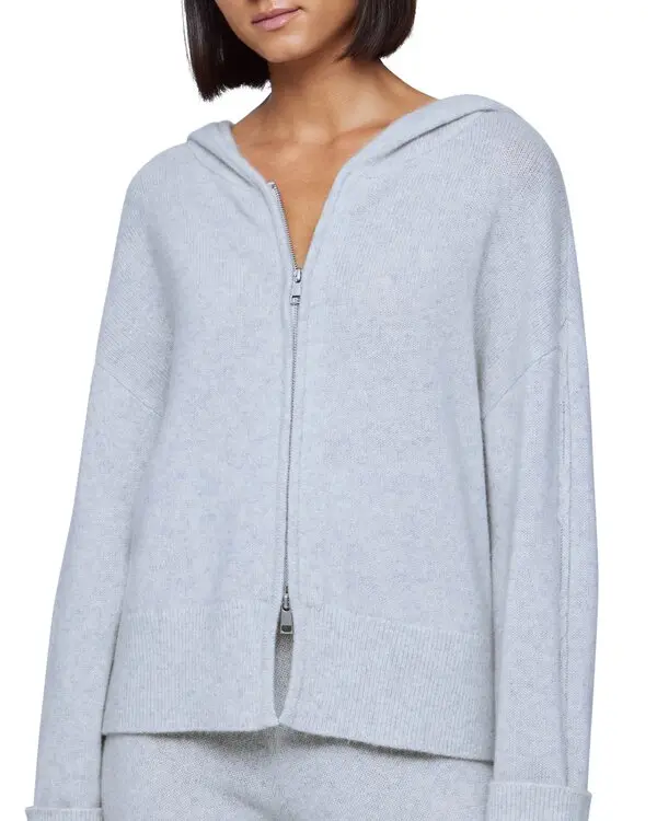 Splendid Tori Cashmere Hooded Full Zip Sweater