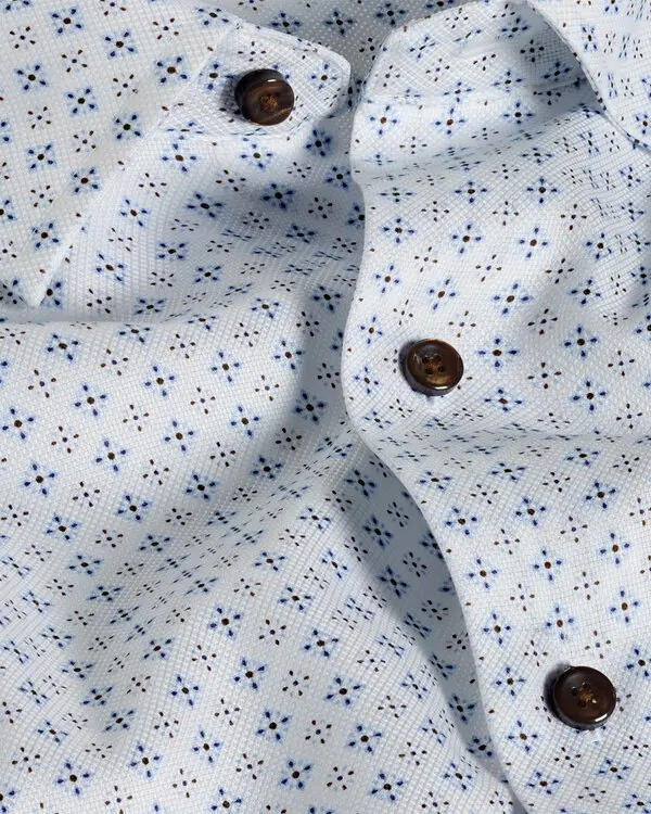 David Donahue Cotton Neat Sport Shirt