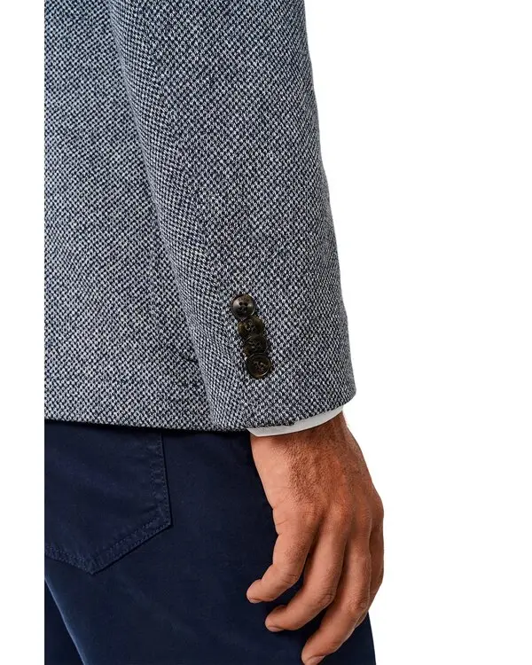 David Donahue Jackson Donegal Cotton Blend Knit Soft Coat