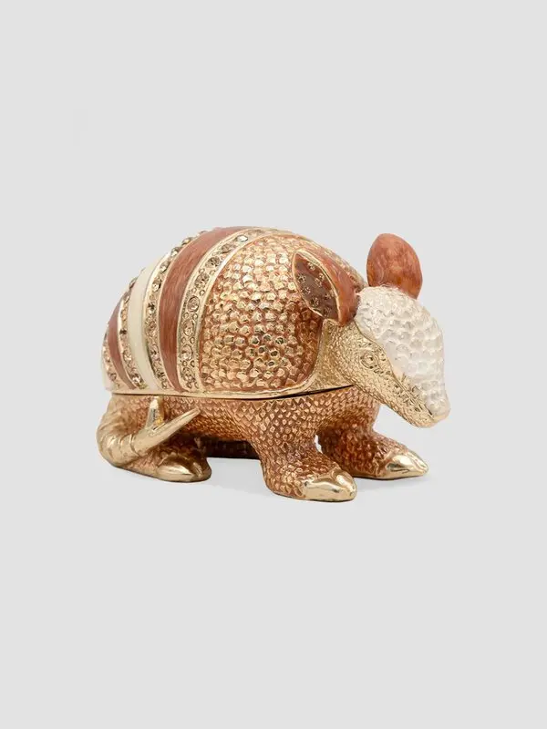 JAY STRONGWATER Flora Fauna Armi Armadillo Box