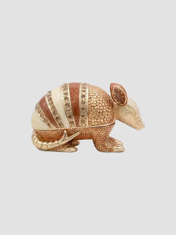 JAY STRONGWATER Flora Fauna Armi Armadillo Box
