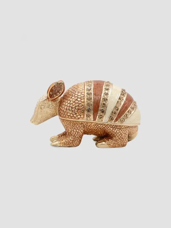 JAY STRONGWATER Flora Fauna Armi Armadillo Box