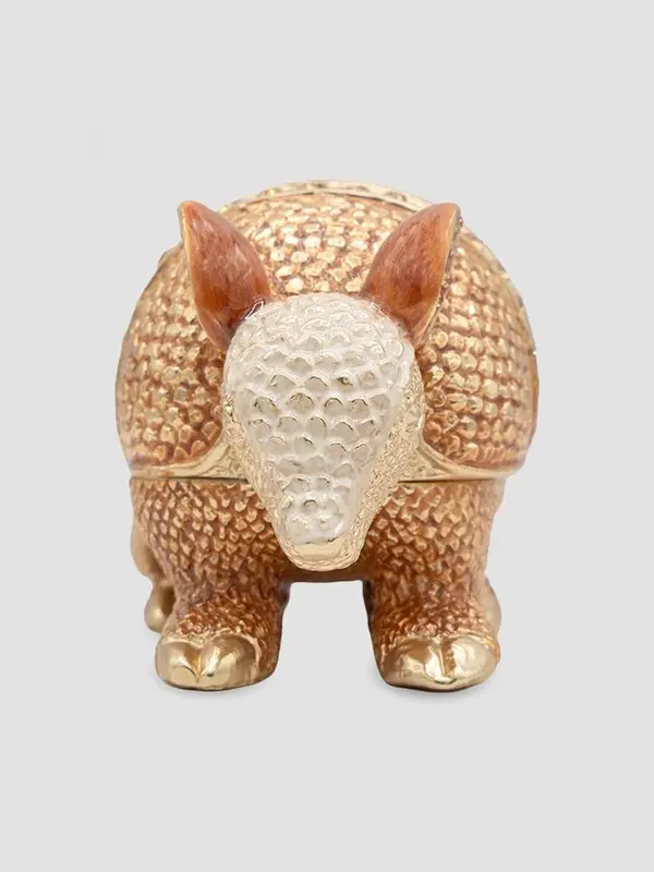 JAY STRONGWATER Flora Fauna Armi Armadillo Box