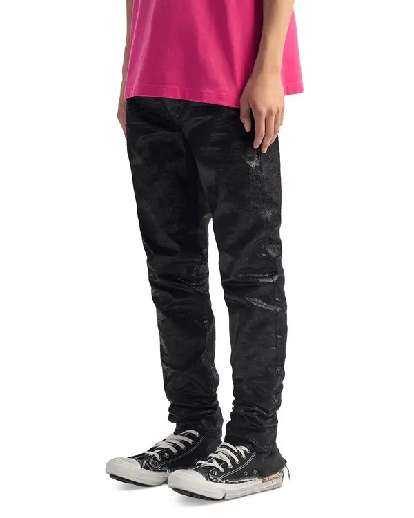 PURPLE BRAND Skinny Serpentine Low Rise Jeans