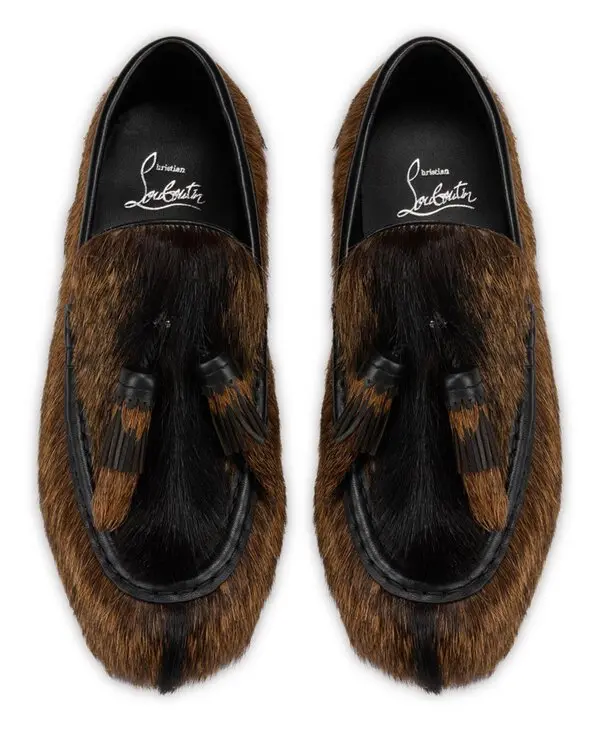 CHRISTIAN LOUBOUTIN Rochelle Fur Loafer