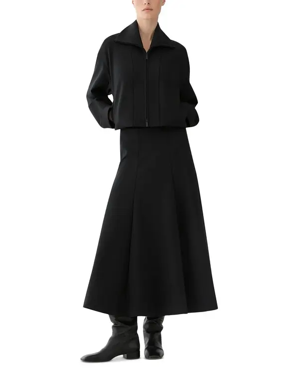 Lafayette 148 New York Paneled Flared Skirt