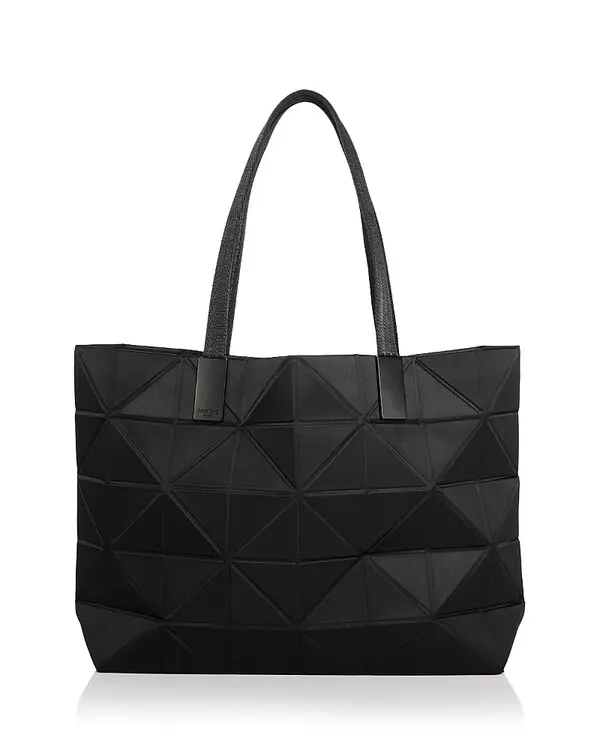 Issey Miyake Track Geometric Triangular Paneling Tote - Black