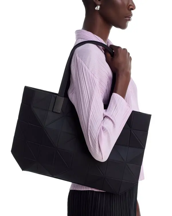 Issey Miyake Track Geometric Triangular Paneling Tote