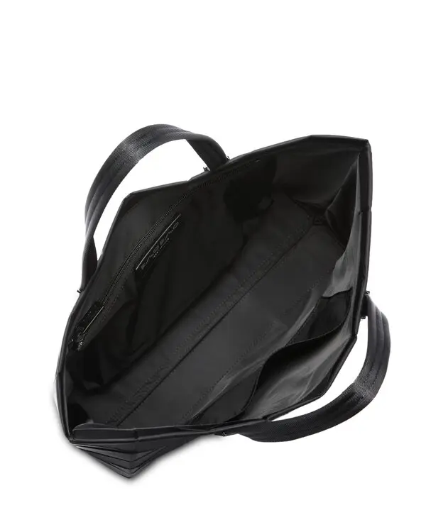 Issey Miyake Track Geometric Triangular Paneling Tote