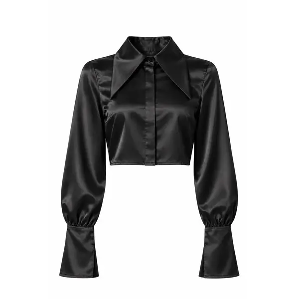 SILENT LOOK CONCEPT Cropped Tailored Shirt