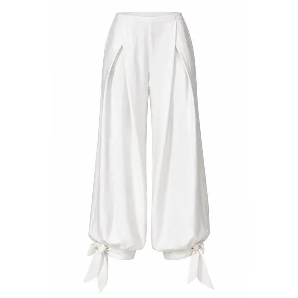 SILENT LOOK CONCEPT Fluid Trousers - White