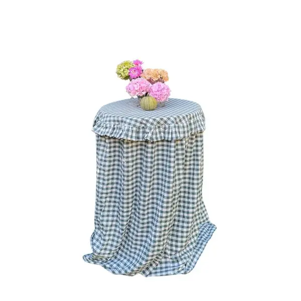 CLUB CARLOTTA TABLEWARE High Partytablecloth Gingham - Green