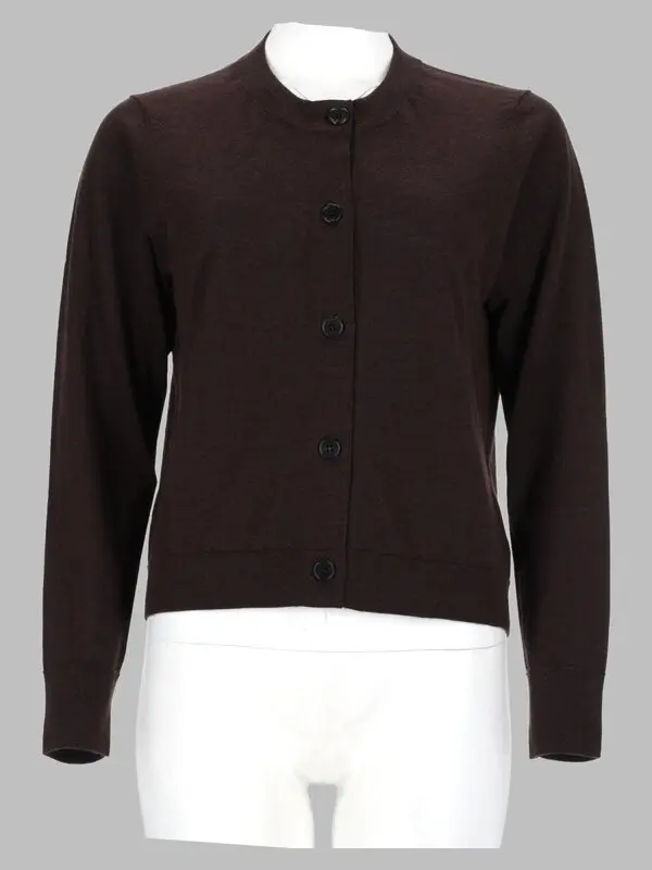 MARGARET HOWELL Merino Wool Sweater - Brown