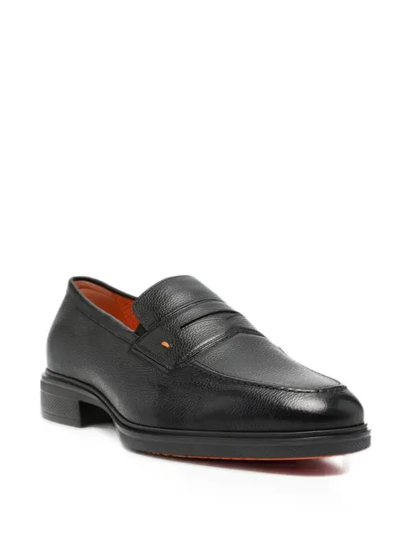 Santoni Almond-toe Loafers