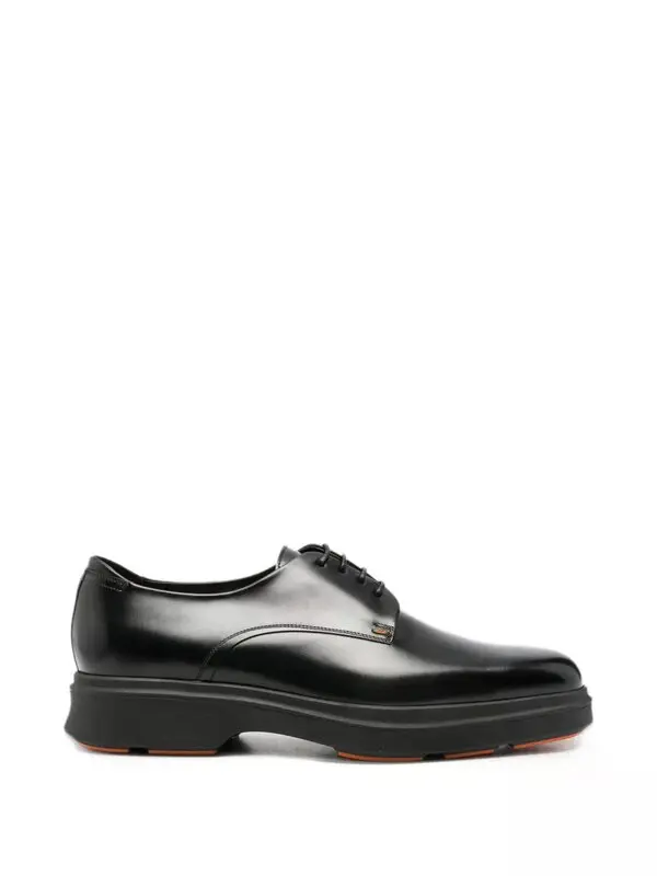 Santoni Lace-up Derby Shoes - Black