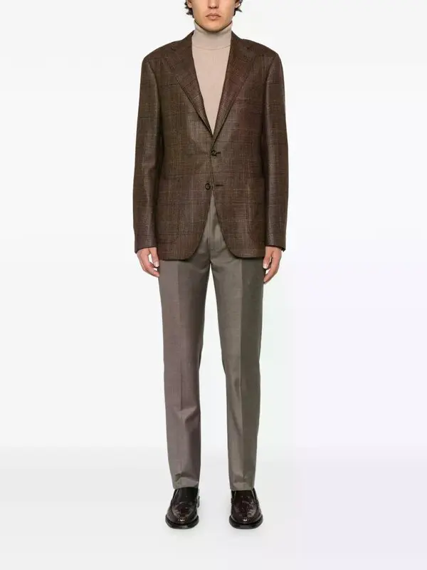 Canali Check-pattern Blazer