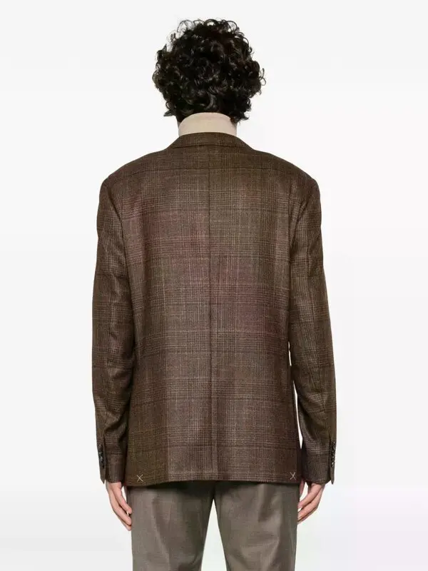 Canali Check-pattern Blazer