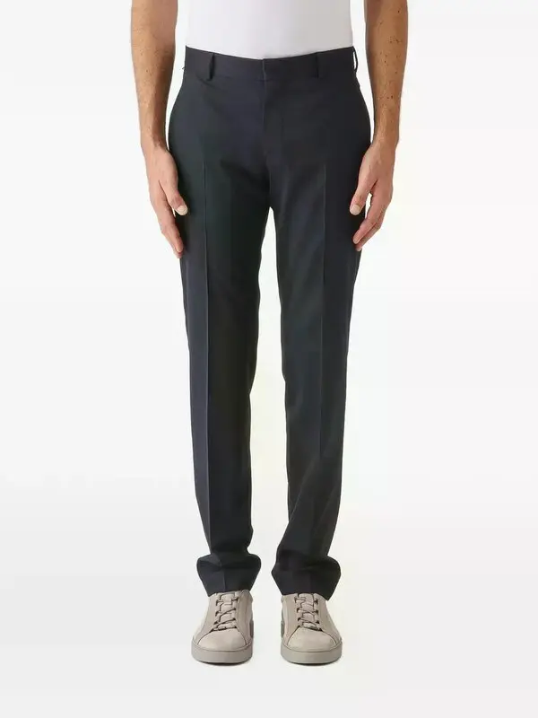 PT TORINO Pressed-crease Tailored Trousers