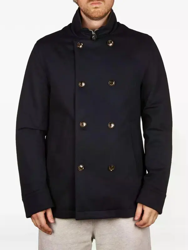 MONTECORE Double Breasted Dark Coat