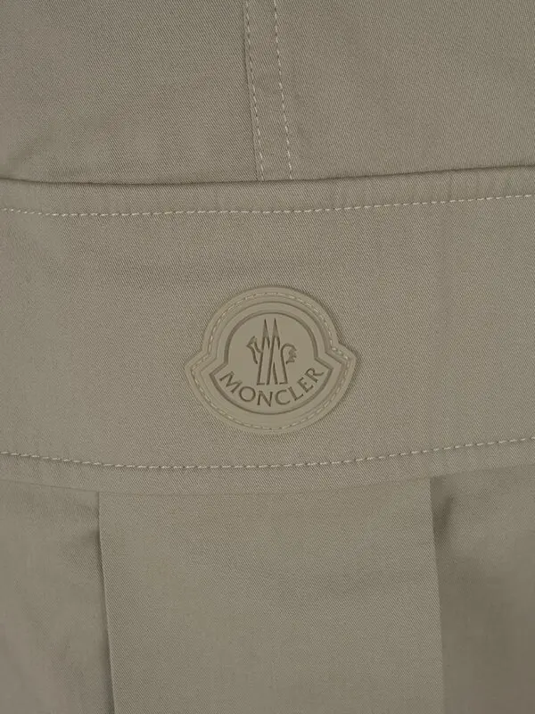 Moncler Cotton Gabardine Cargo Cargo Trousers
