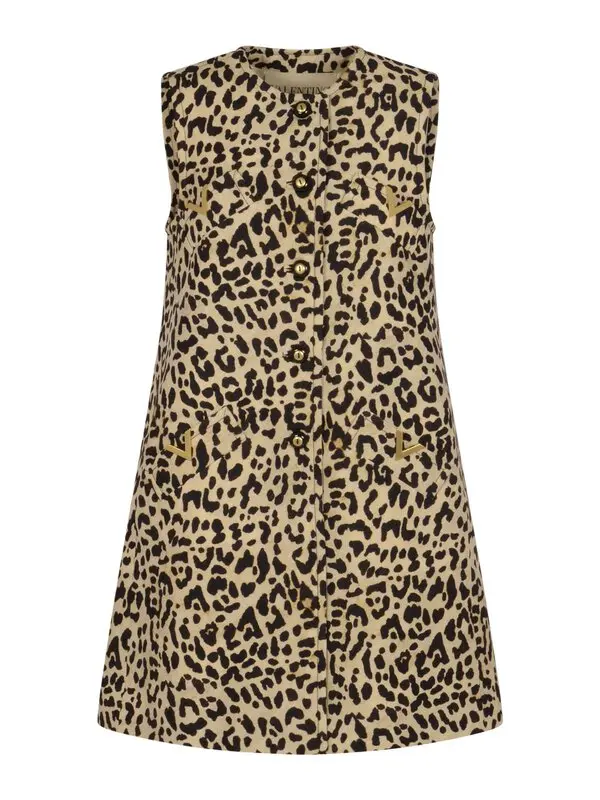 Valentino Garavani Gilet | Pattern | C.couture Fauve Eclat Animalier Leopardo - Multicolor