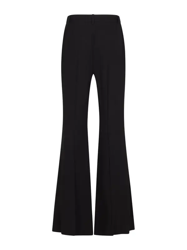 Balenciaga Flared Trousers In Flowing Viscose