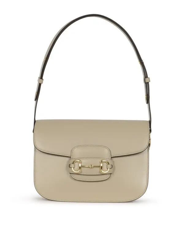 Gucci Horsebit Shoulder Bag - Neutral