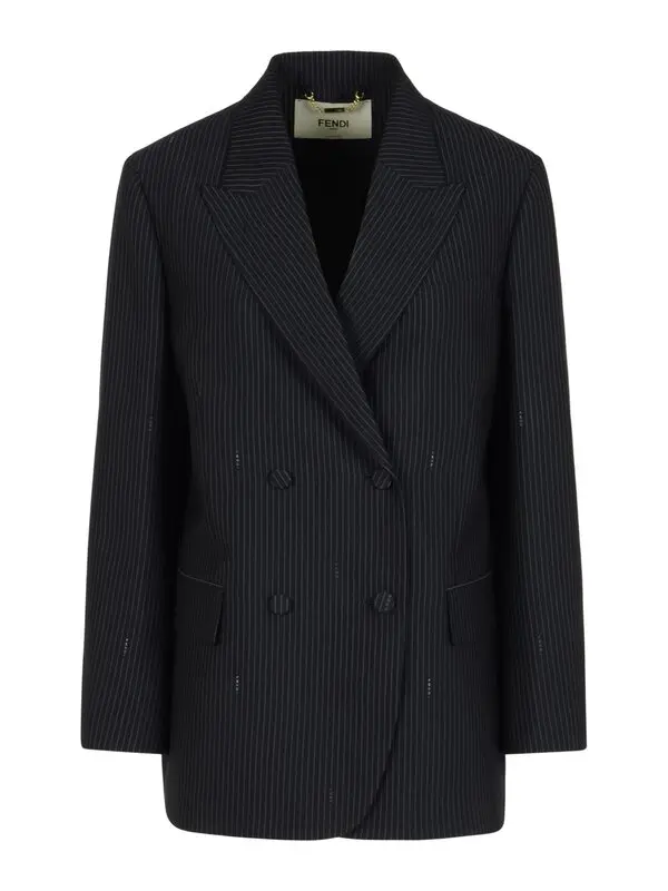Fendi Giacca Pinstripe