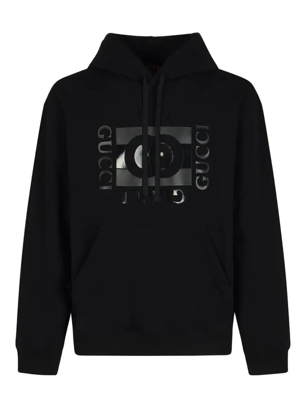 Gucci Cotton Jersey Hoodie With Gg Print