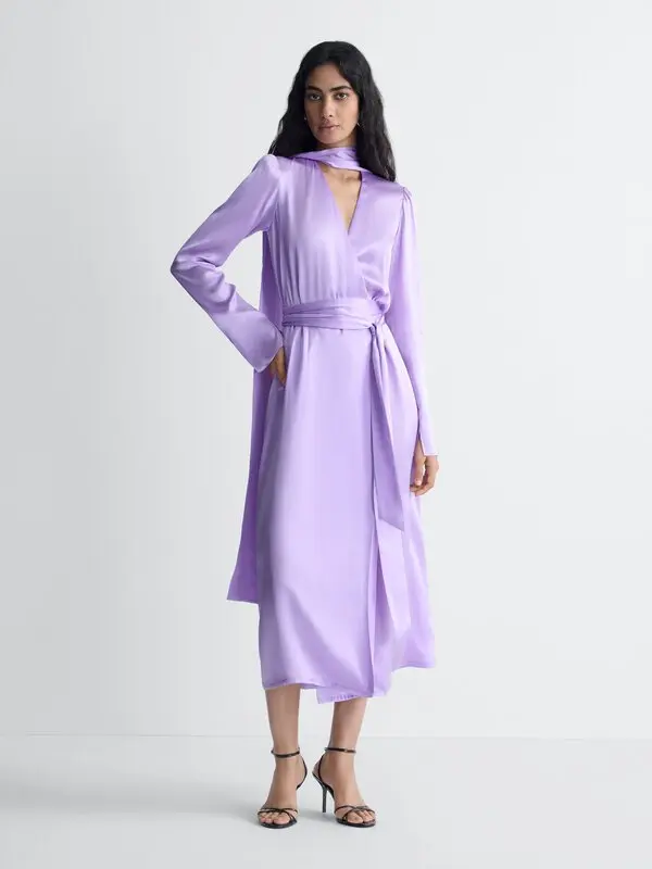 Diane Von Furstenberg Ambra Satin Dress