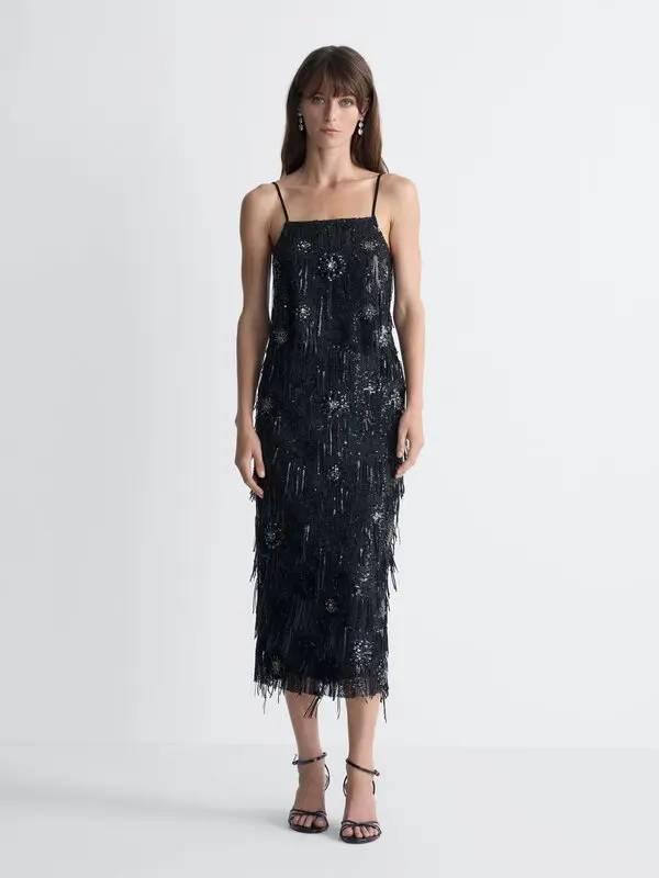 Diane Von Furstenberg Vanna Tulle Skirt - Black