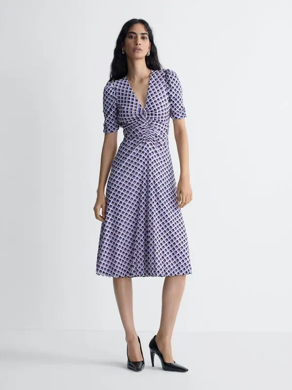 Diane Von Furstenberg Koren Reversible Mesh Dress