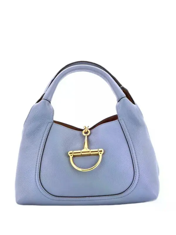 Gucci Softbit Leather Medium Hobo Bag - Blue