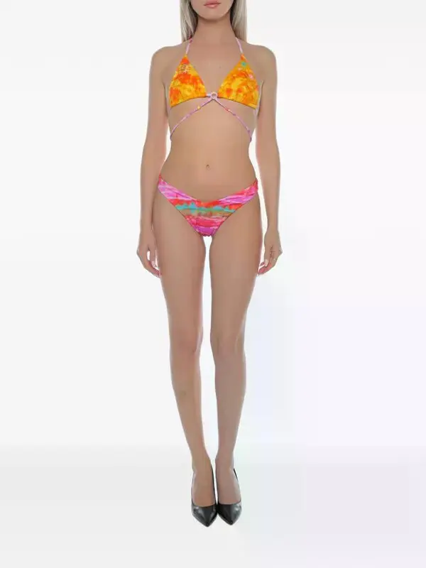 BANANA MOON Tie-dye Triangle Bikini Top