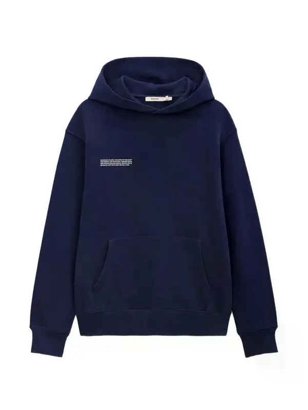PANGAIA Text-print Midweight Cotton Hoodie