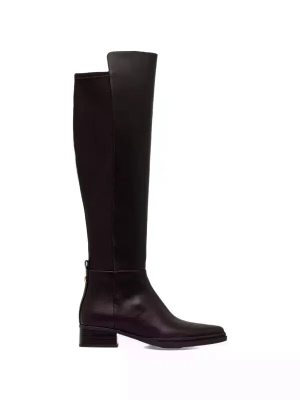 Michael Kors Lex Leather Stretch Riding Boot