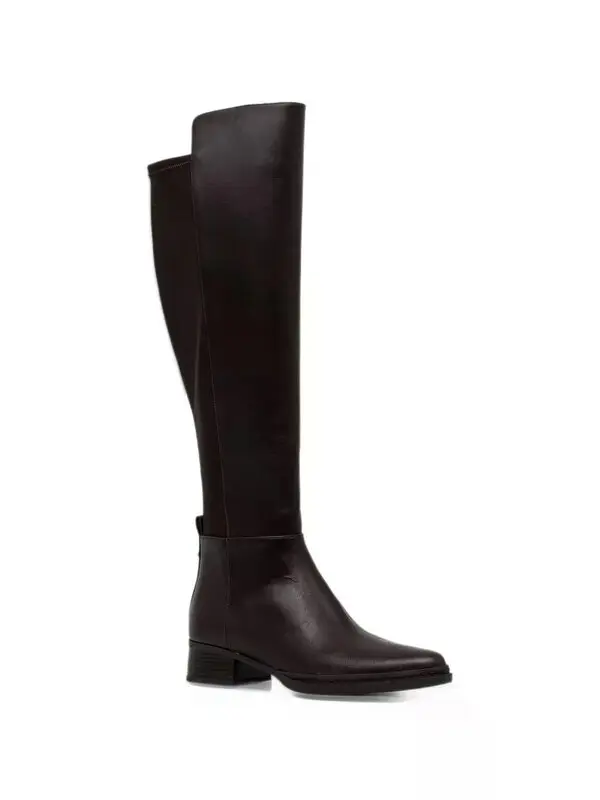 Michael Kors Lex Leather Stretch Riding Boot