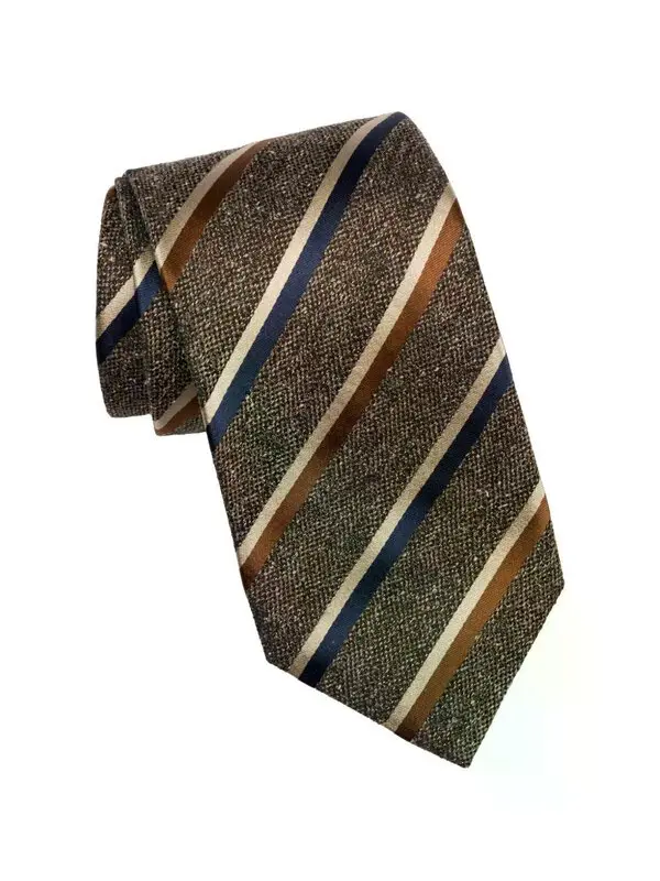 ELIZABETTA Velletri Striped Silk Tie