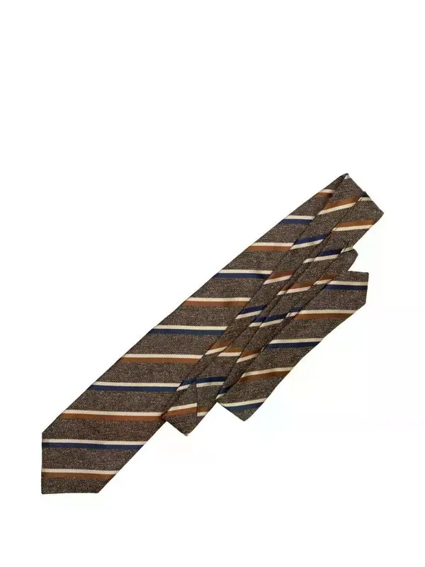 ELIZABETTA Velletri Striped Silk Tie