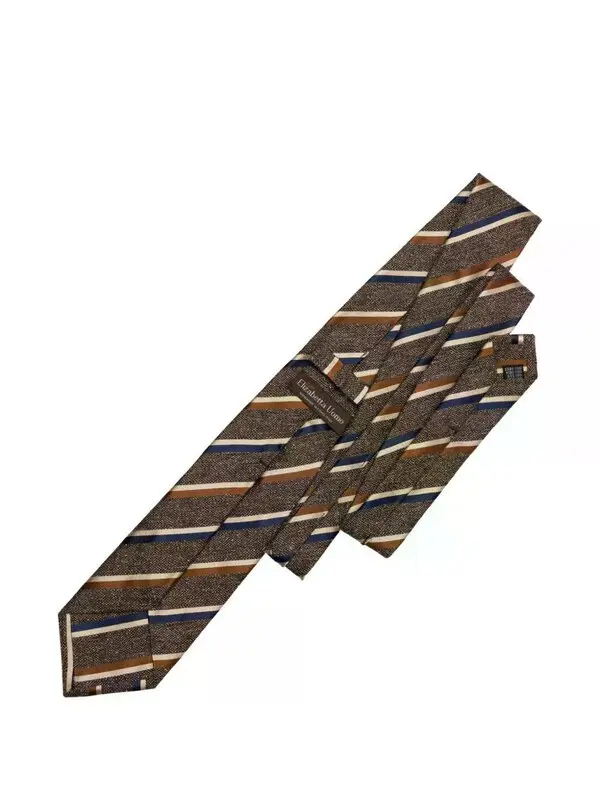ELIZABETTA Velletri Striped Silk Tie