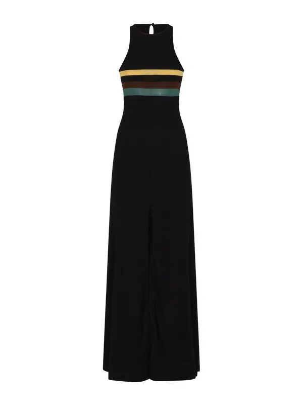 Saint Laurent Robe Longue Fendu Tr