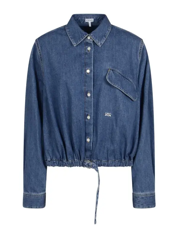 Loewe Belted Shirt - Blue