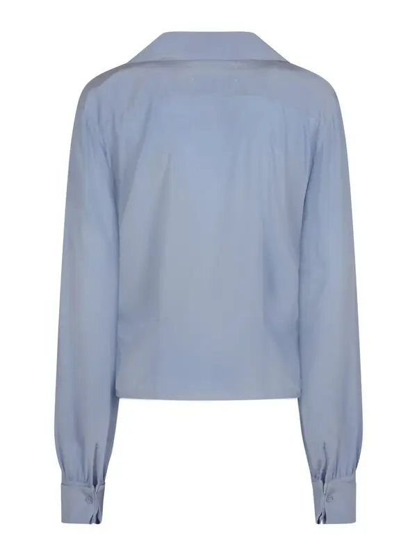 MAISON MARGIELA Long-sleeved Shirt - Blue