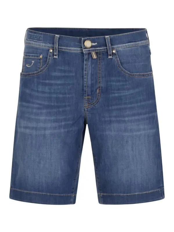 JACOB COHЁN Bermuda 5 Pkt Slim Fit Nicolas Denim Str