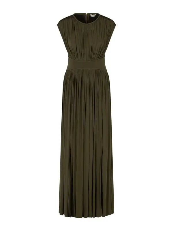 Zimmermann Luna Column Dress - Green