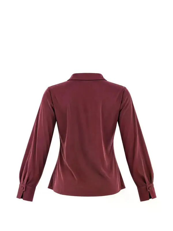 Marella Ruffled Long-sleeve Blouse