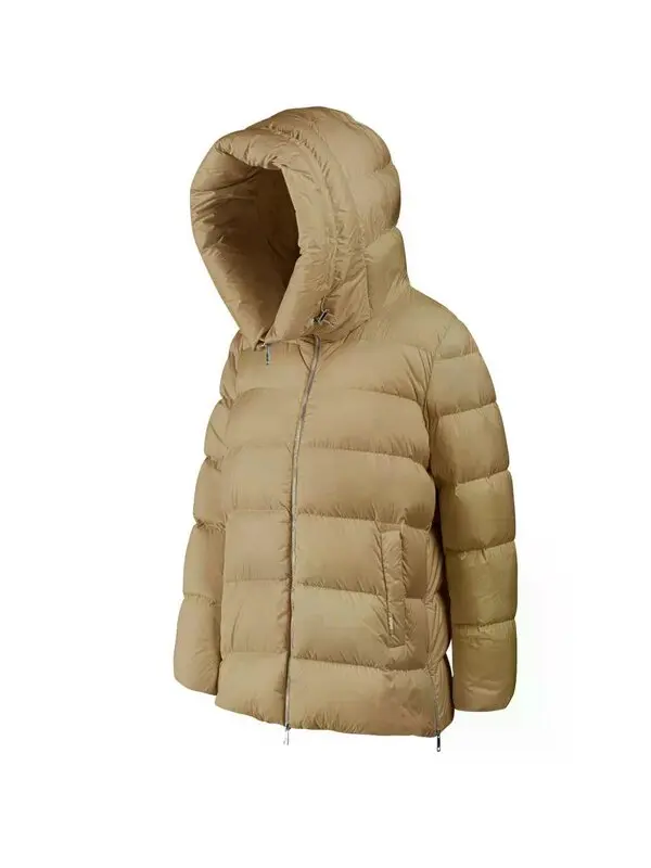 Add Quilted Hooded Puffer Jacket