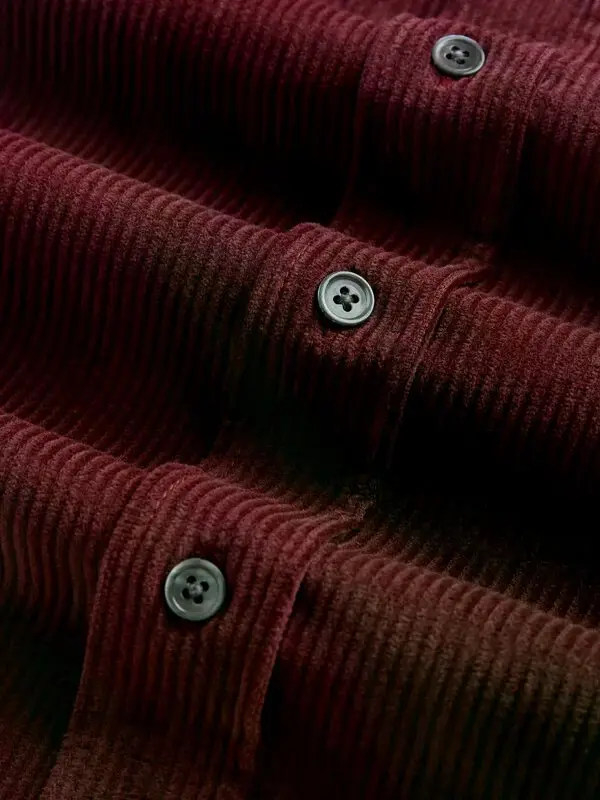 Portuguese Flannel Lobo Corduroy Button-down Shirt - Red